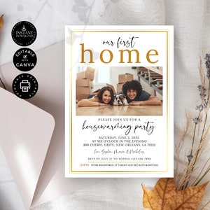 Housewarming Invite, New House Party, Our First Home, Family ...