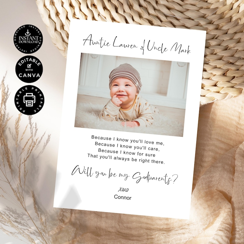 Godparents Proposal - Etsy