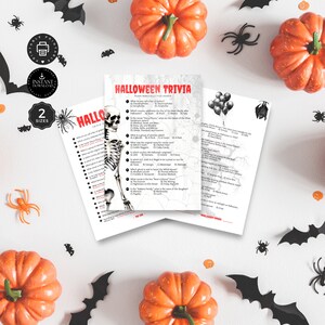 Halloween Party Editable Trivia Questions & Answer, Quiz Template ...