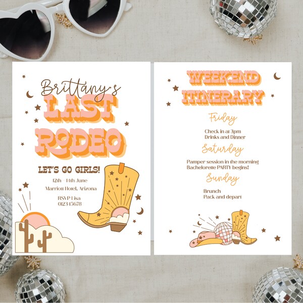 Last Rodeo Hen Party - Etsy Australia