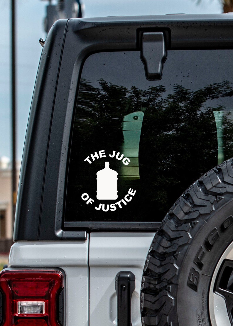 The Jug of Justice Vinyl Decal Sticker - Etsy