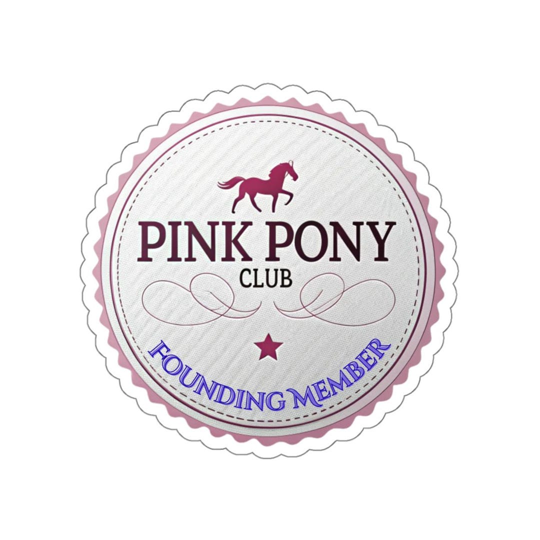Pink Pony Club Stickers: Matte Vinyl Die-cut Decals - Etsy