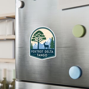Foxtrot Delta Tango, Nature-inspired Kiss-cut Vinyl Decals, Adventure ...
