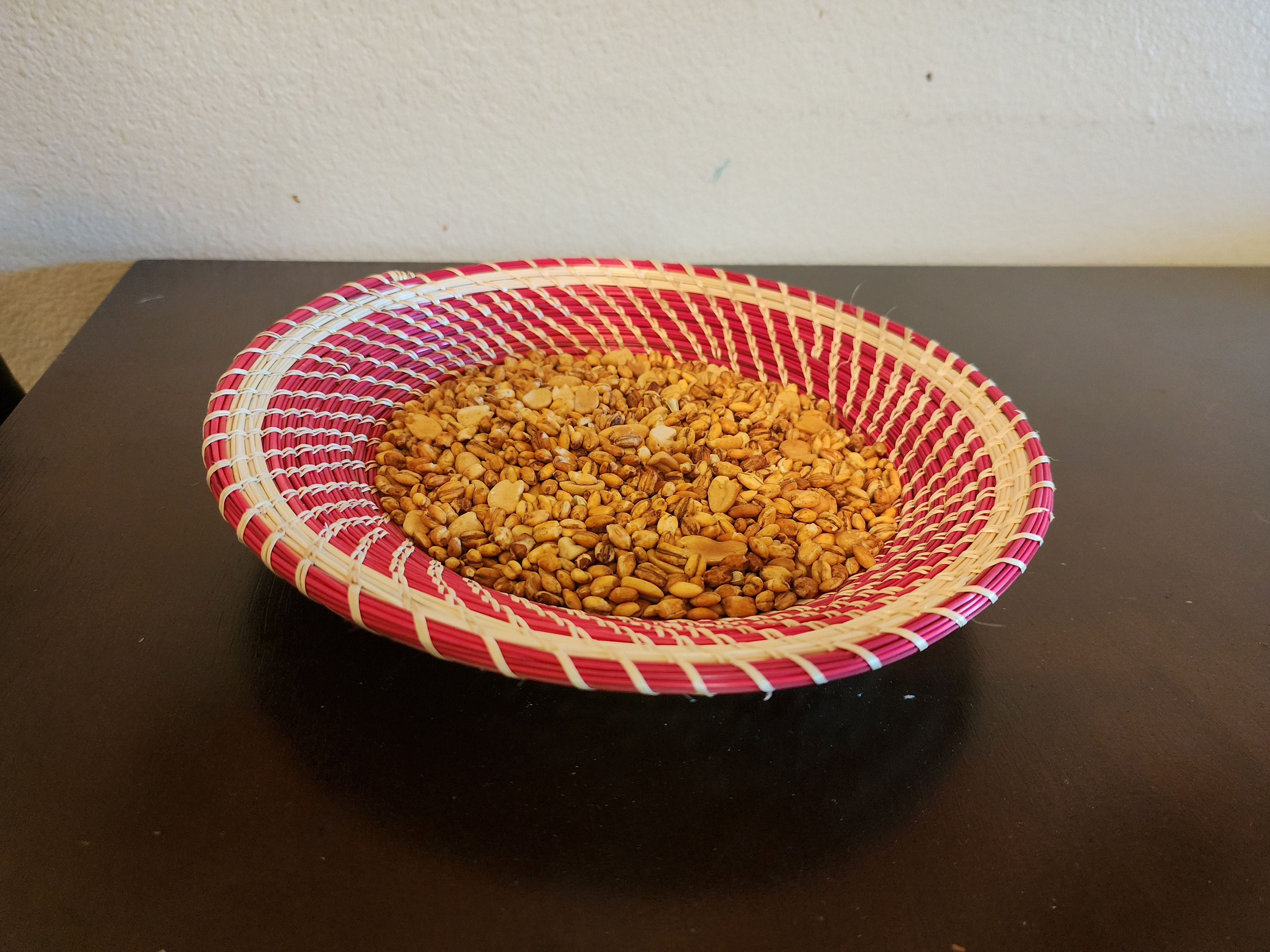 Ethiopian Handwoven Traditional Wall Basket Decor እርቦ Rustic Charm for ...