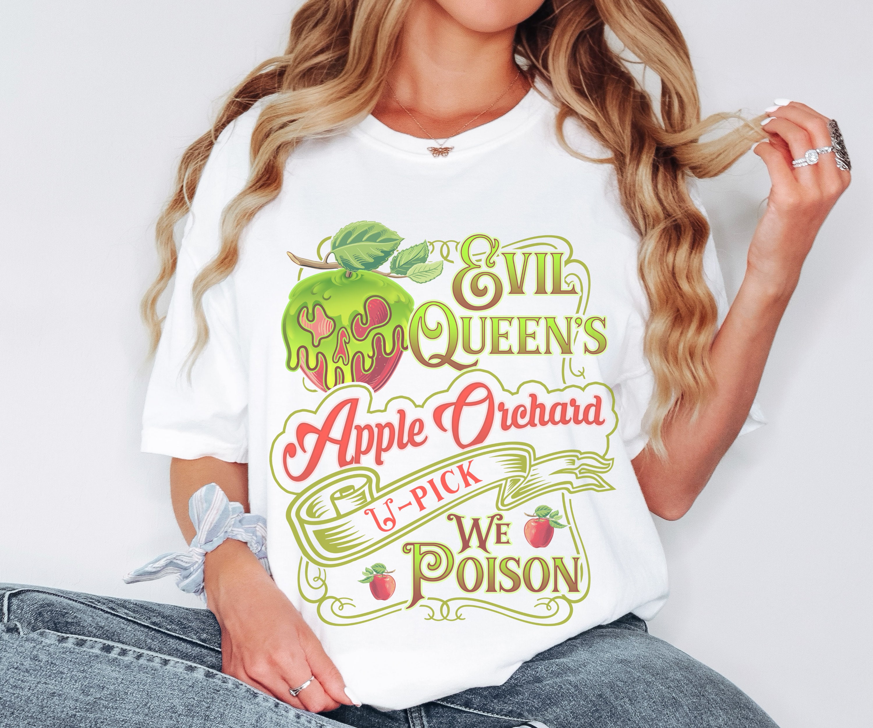 Evil Queens Poison Apple Orchard Shirt, Snow White U-pick We Poison ...
