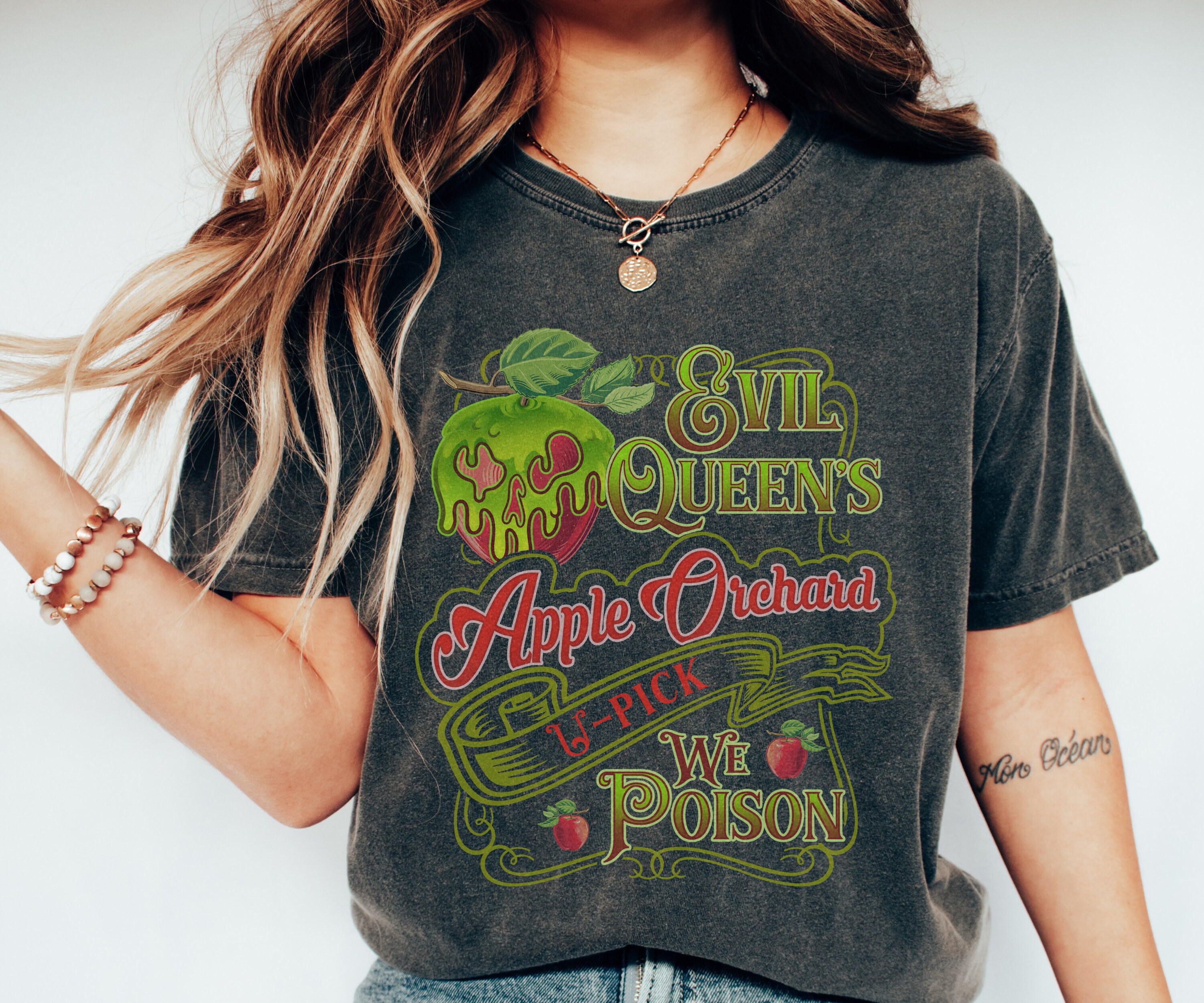 Evil Queens Poison Apple Orchard Shirt, Snow White U-pick We Poison ...