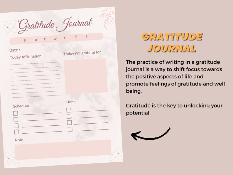 Daily Personal Planner, Self-improvement, Weekly Planner, Gratitude ...