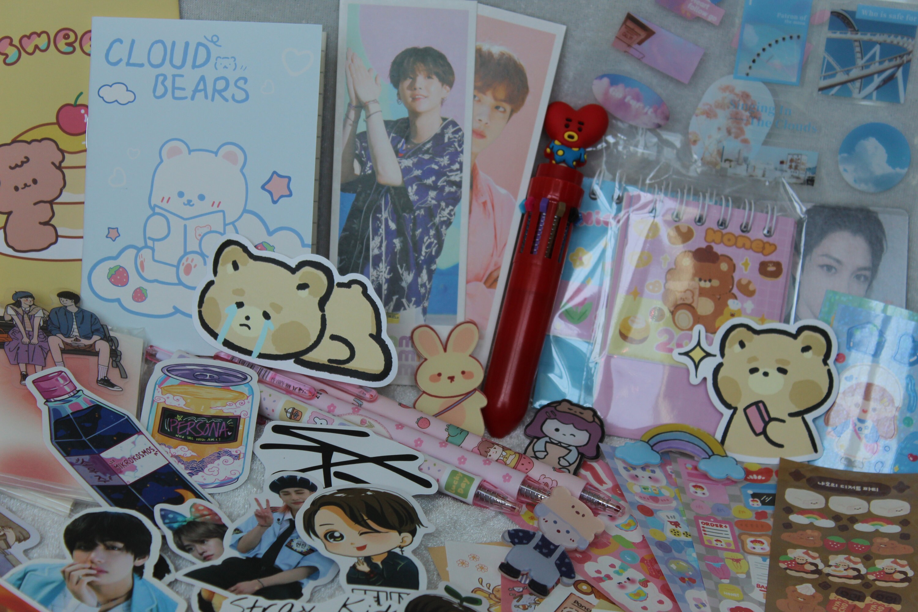 Korean Aesthetic Stationary Mystery Packagek-pop Giftsstray Kids/txt ...