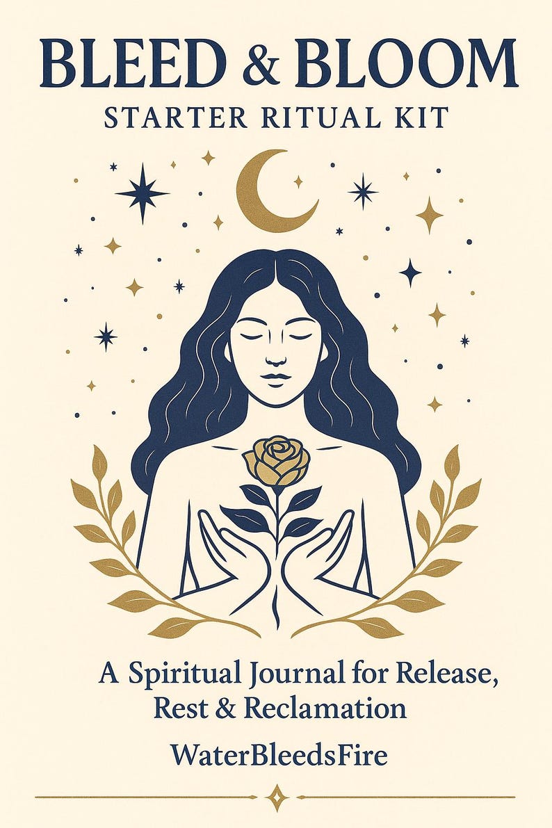 Bleed & Bloom Starter Healing Growth Journal | Printable Shadow Work ...