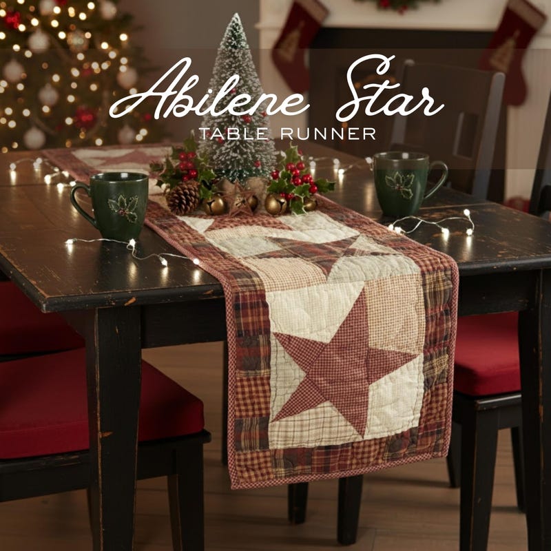 Quilted Star Tablecloth - Etsy