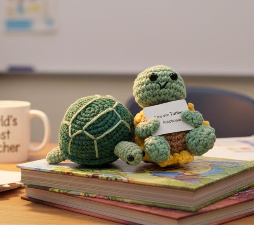 Crochet Desk Buddy Emotional Support Animal Stress Toy Office Accessory Workplace Decoration ...