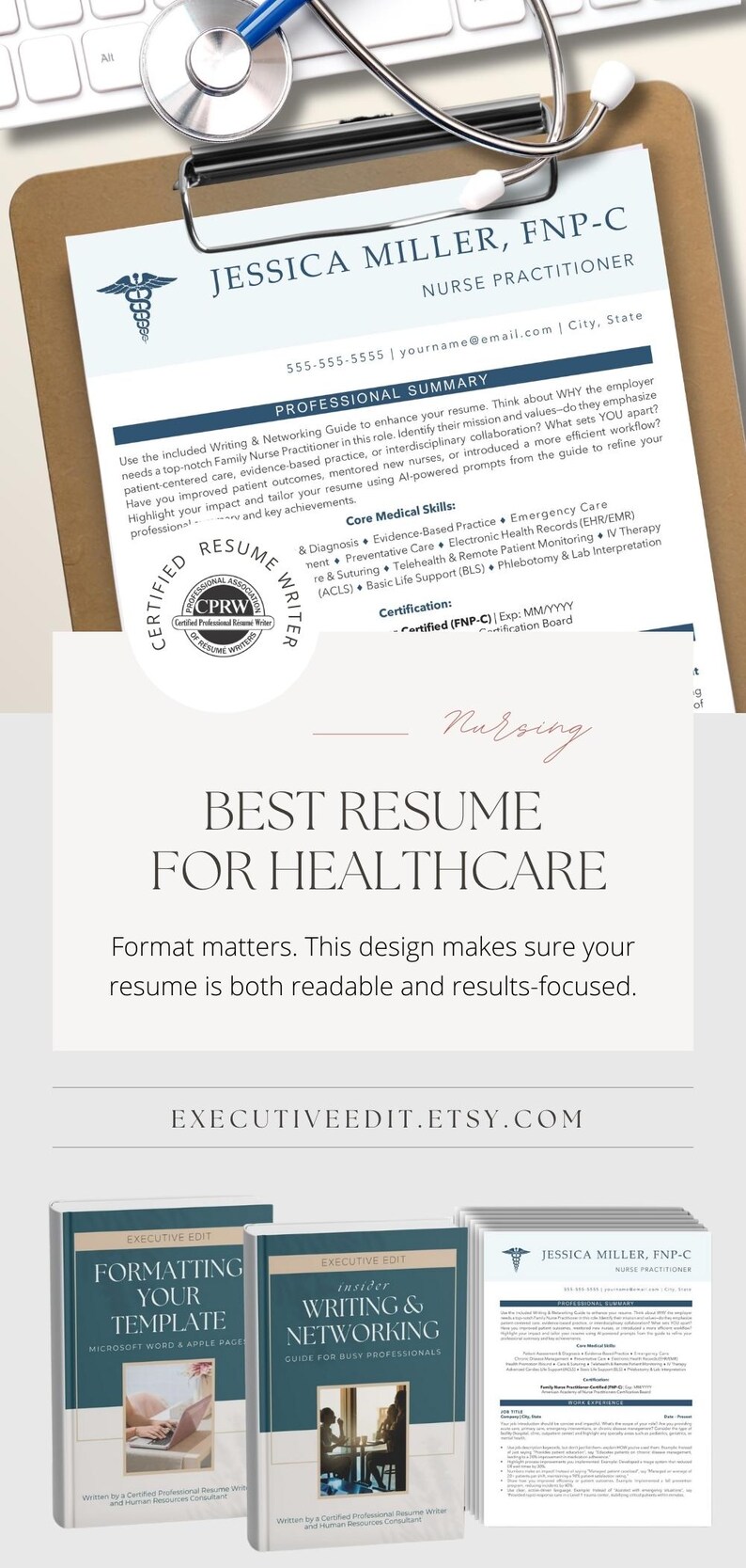 Healthcare Resume Template School Nurse Practitioner Modern Resume ...