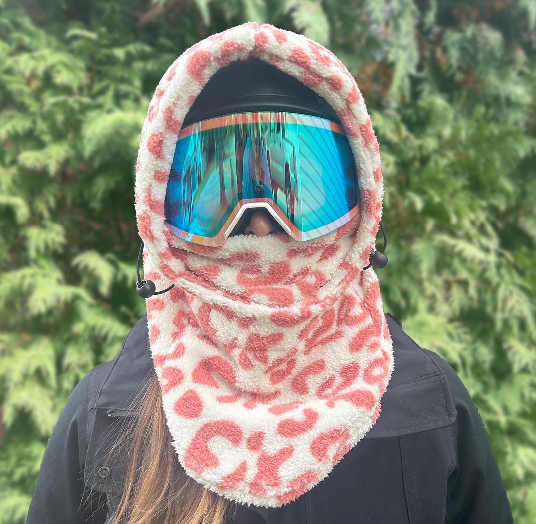 Helmet Hood, Ski Balaclava, Snowboard Snood, Fleece Hood, Over Helmet ...