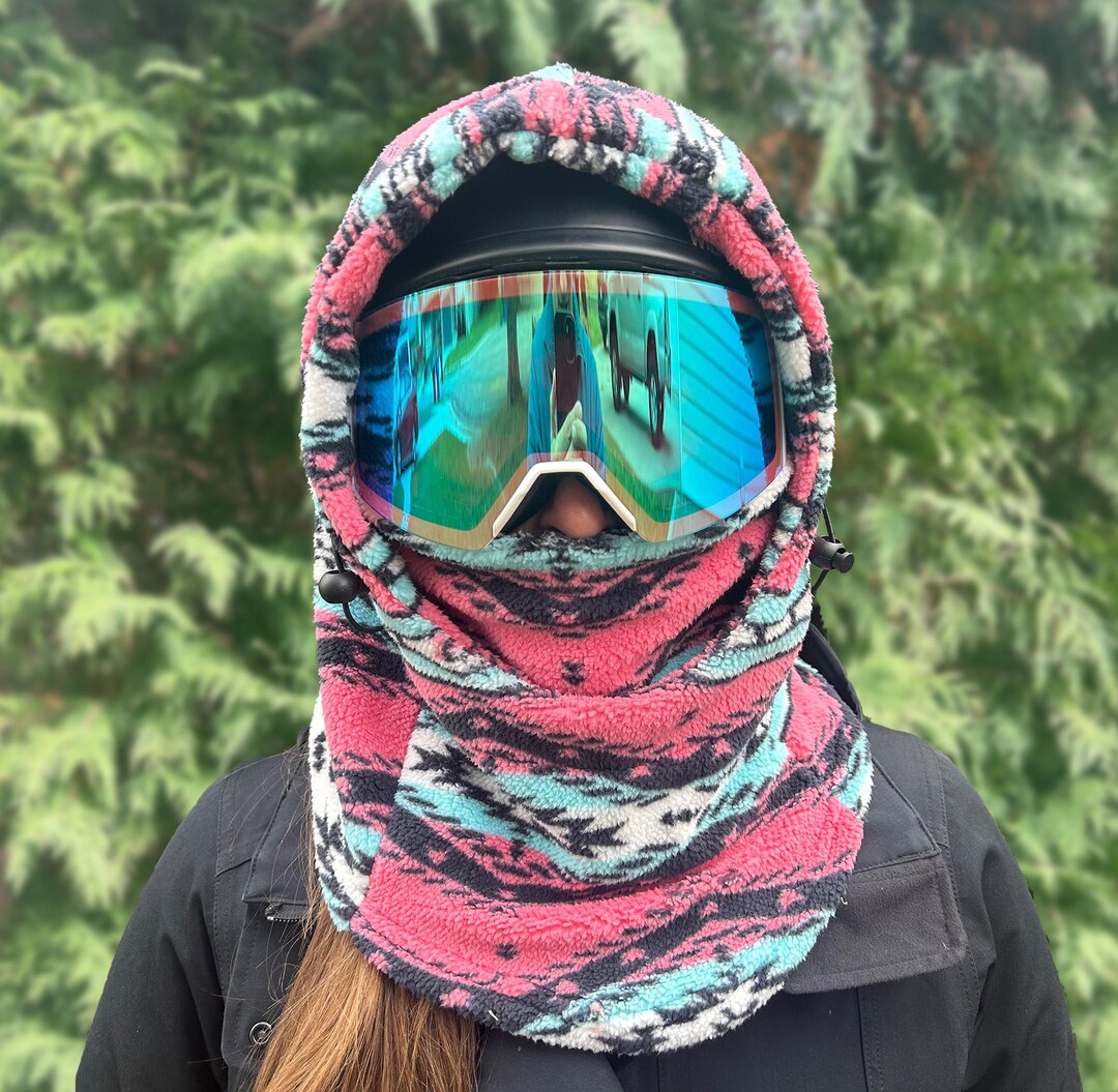 Over Hood Ski Balaclava, Helmet Hood, Snowboard Snood, Fleece Hood ...