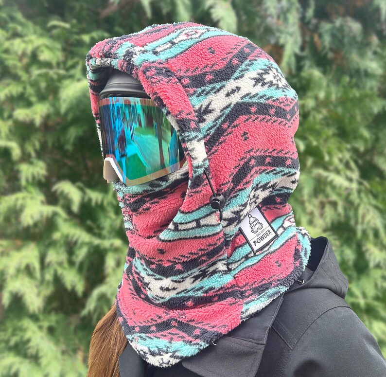 Over Hood Ski Balaclava, Helmet Hood, Snowboard Snood, Fleece Hood ...