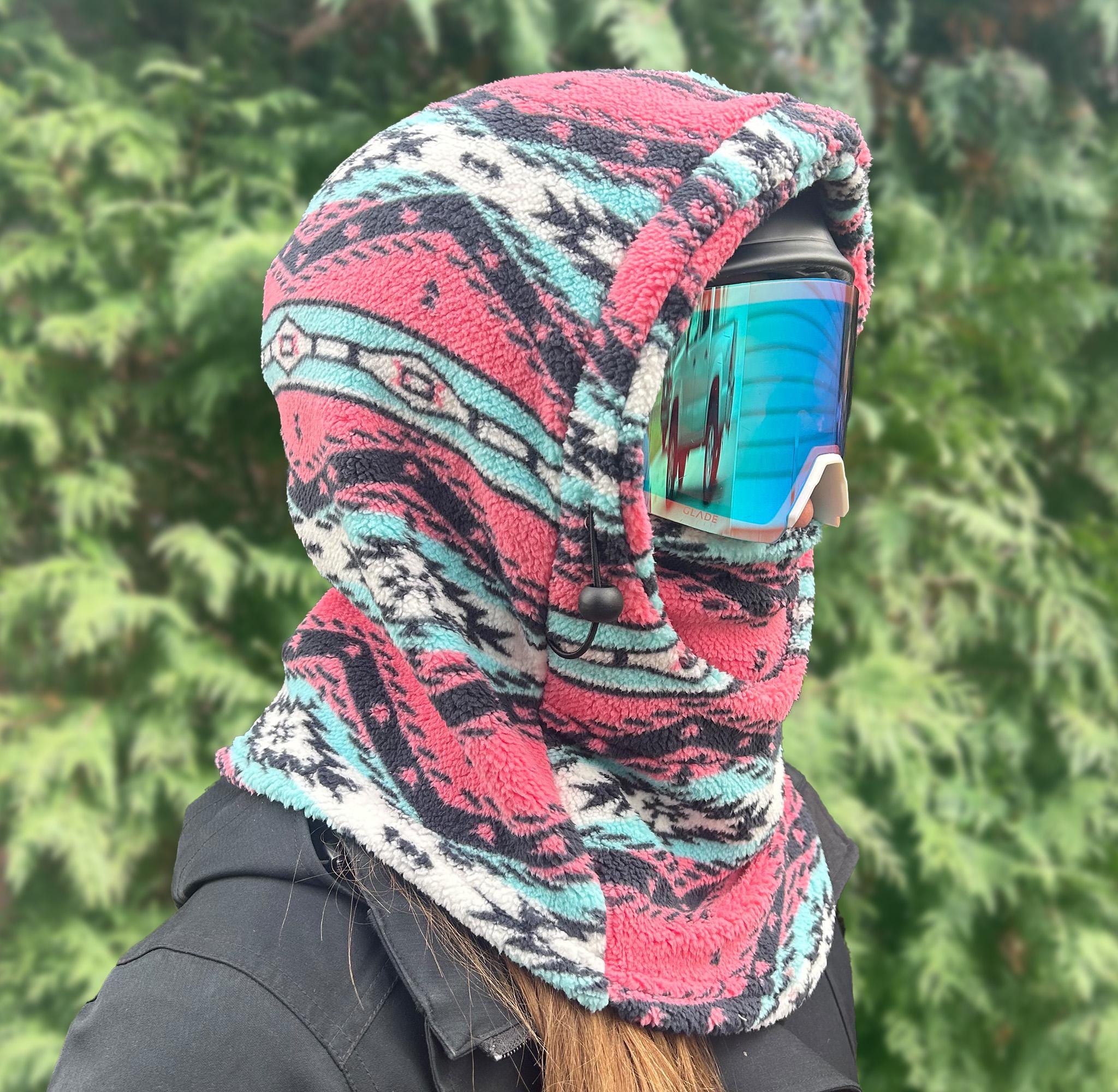 Over Hood Ski Balaclava, Helmet Hood, Snowboard Snood, Fleece Hood ...