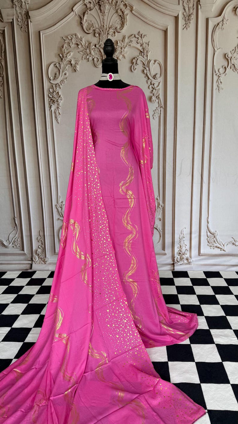 Luxury Somali Baati - Traditional Soft Fabric Dress | Multiple Color ...