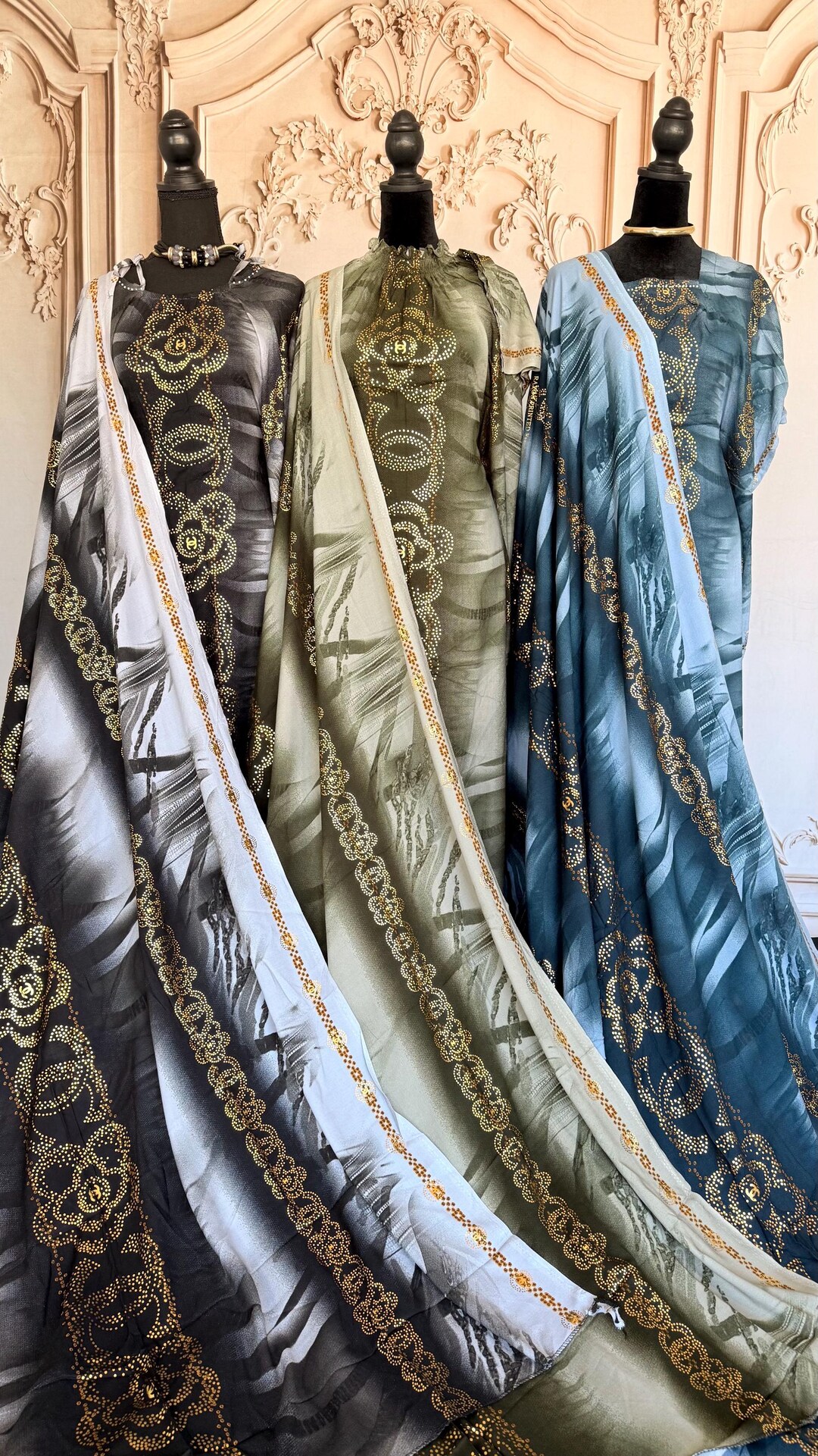 Premium Somali Baati Collection - Elegant Flowing Gowns With ...