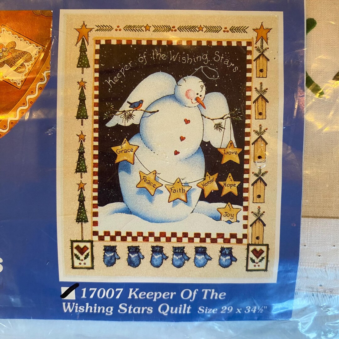 Mary Maxim Needlework Crafts 17007 Keeper of the Wishing Stars Quilt ...