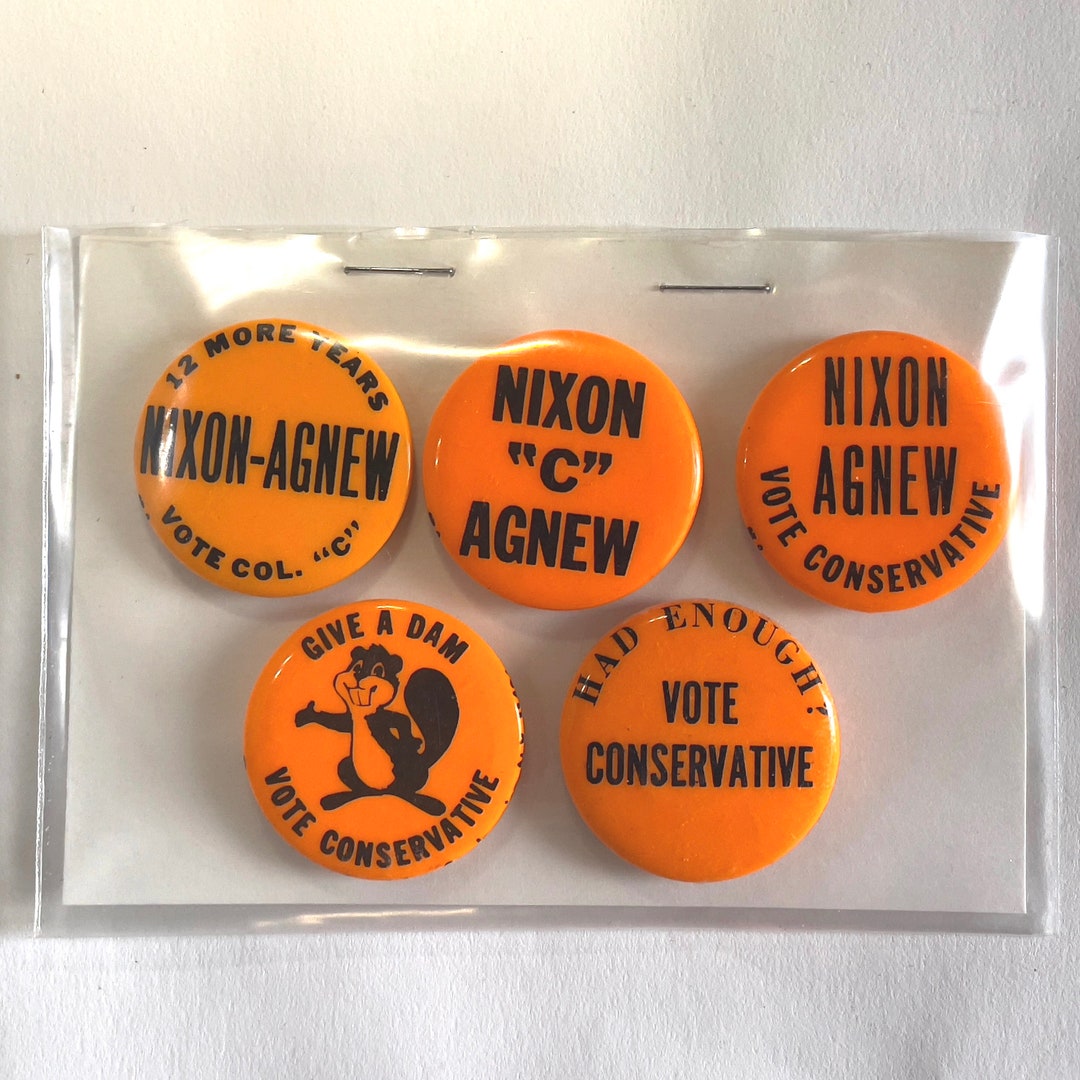 Nixon Agnew US Presidential Campaign Richard Nixon Spiro Agnew - Etsy