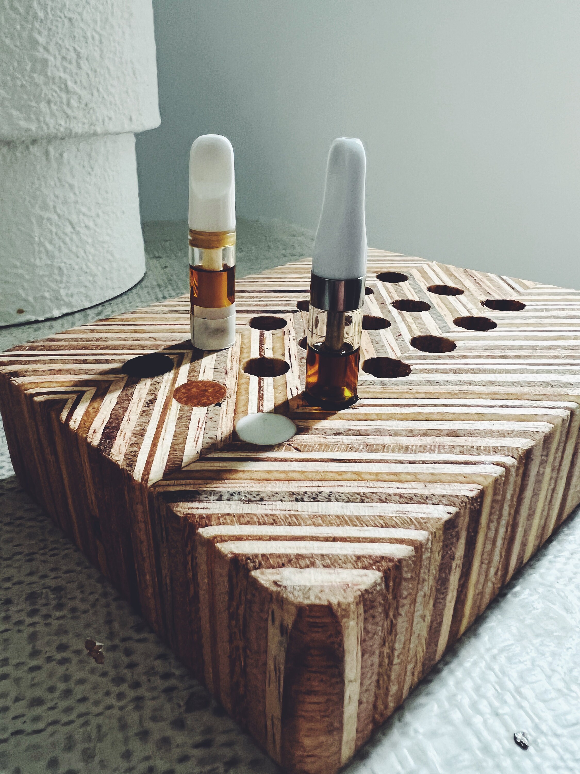 Vape Cartridge Holder Plywood Pattern Wooden 510 Cartridge - Etsy