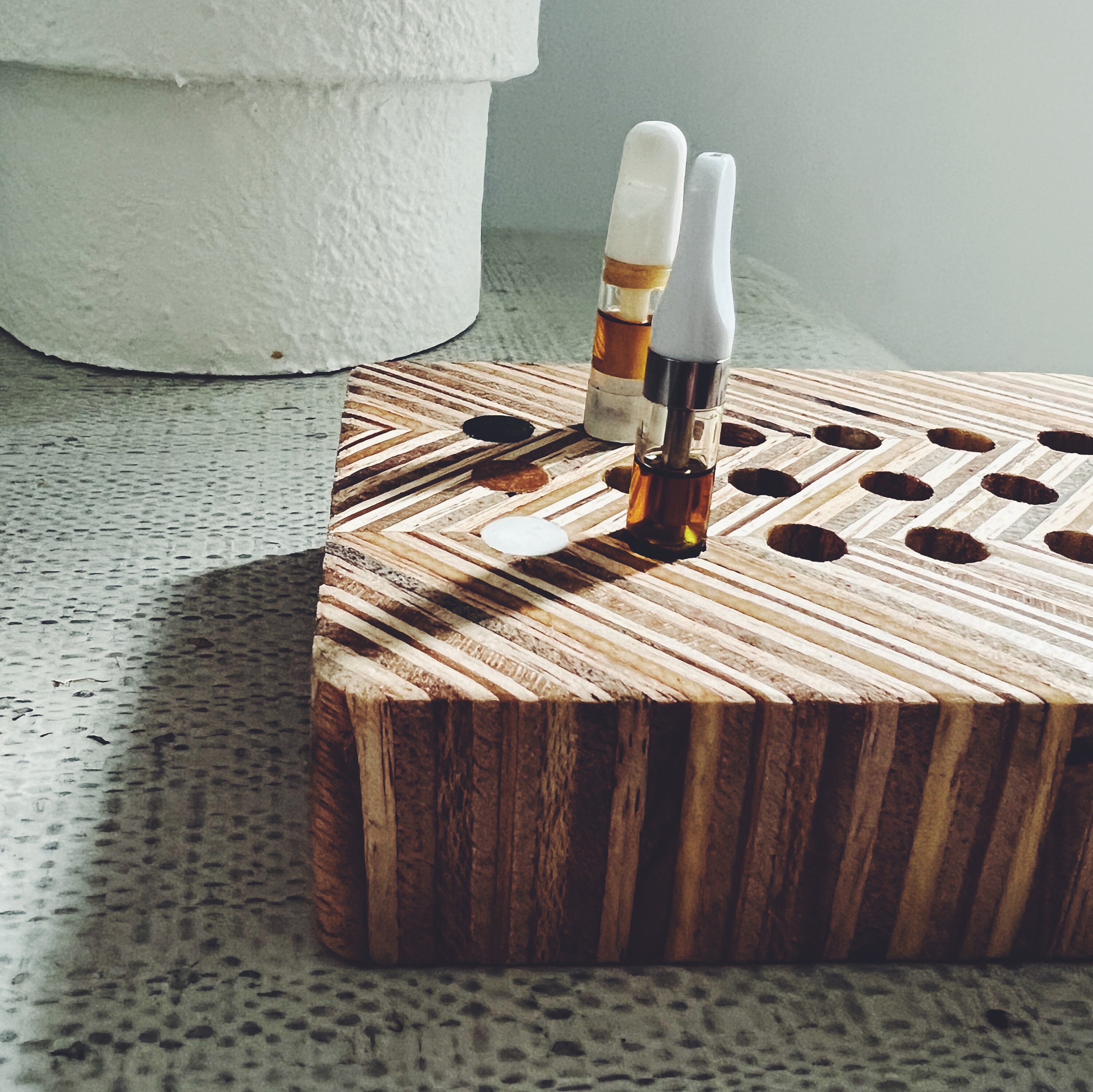 Vape Cartridge Holder Plywood Pattern Wooden 510 Cartridge - Etsy