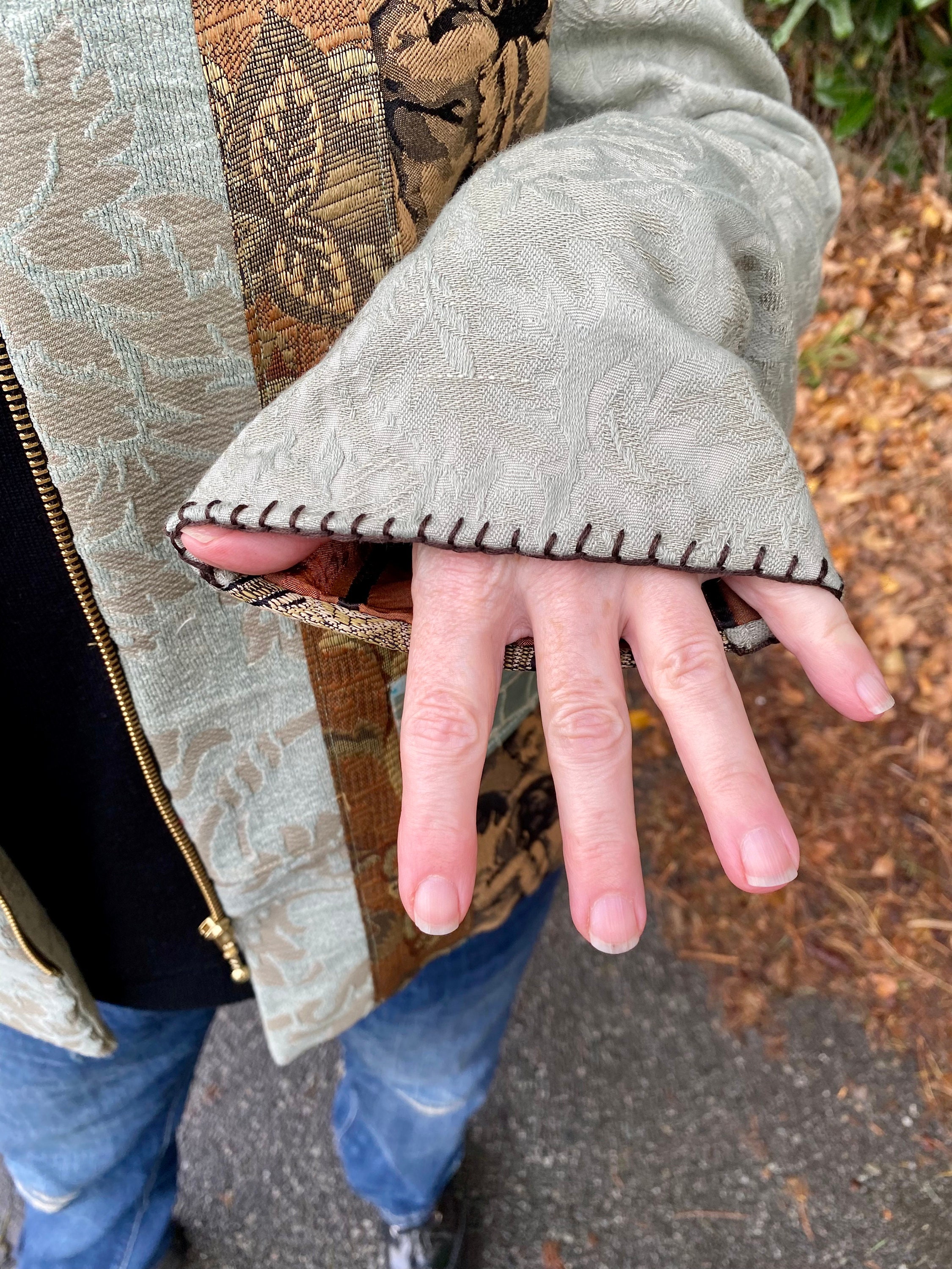 Renaissance Organist, Tapestry Coat, Jacket Mens' Medium, Up-cycled ...