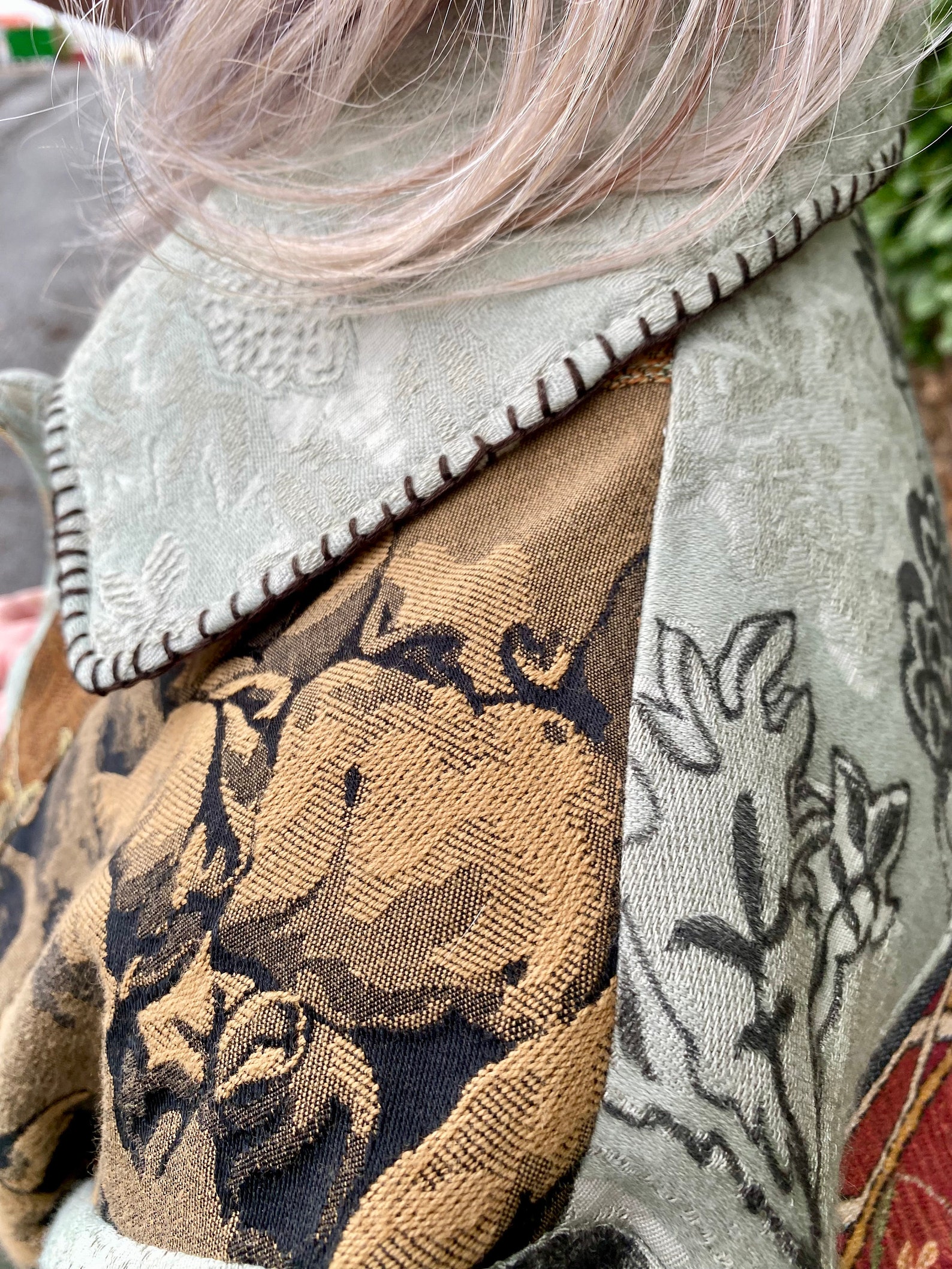 Renaissance Organist, Tapestry Coat, Jacket Mens' Medium, Up-cycled ...