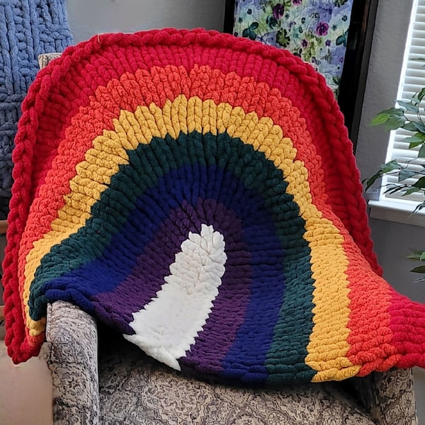 Rainbow Shaped Blanket Patterns - Etsy