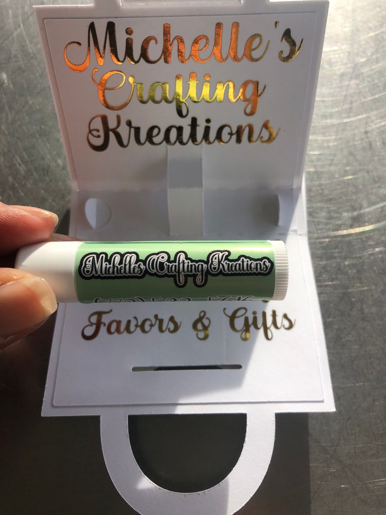 Chapstick Purse, Thank You Gift, Party Favor, With a Custom Lip Balm ...