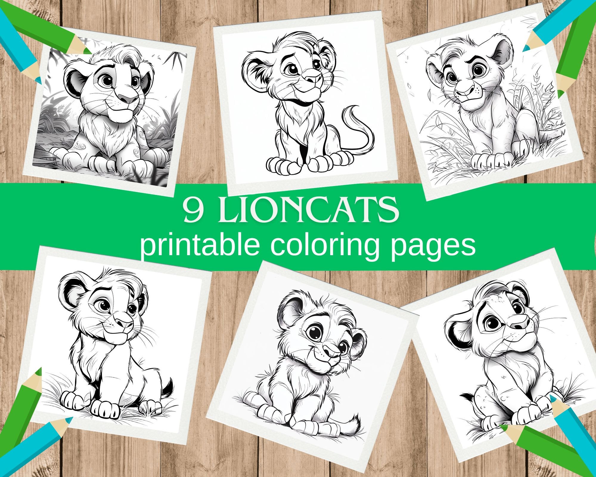 9 Lioncats Easy Dinosaur Coloring Pages for Kids Toddlers Preschoolers ...
