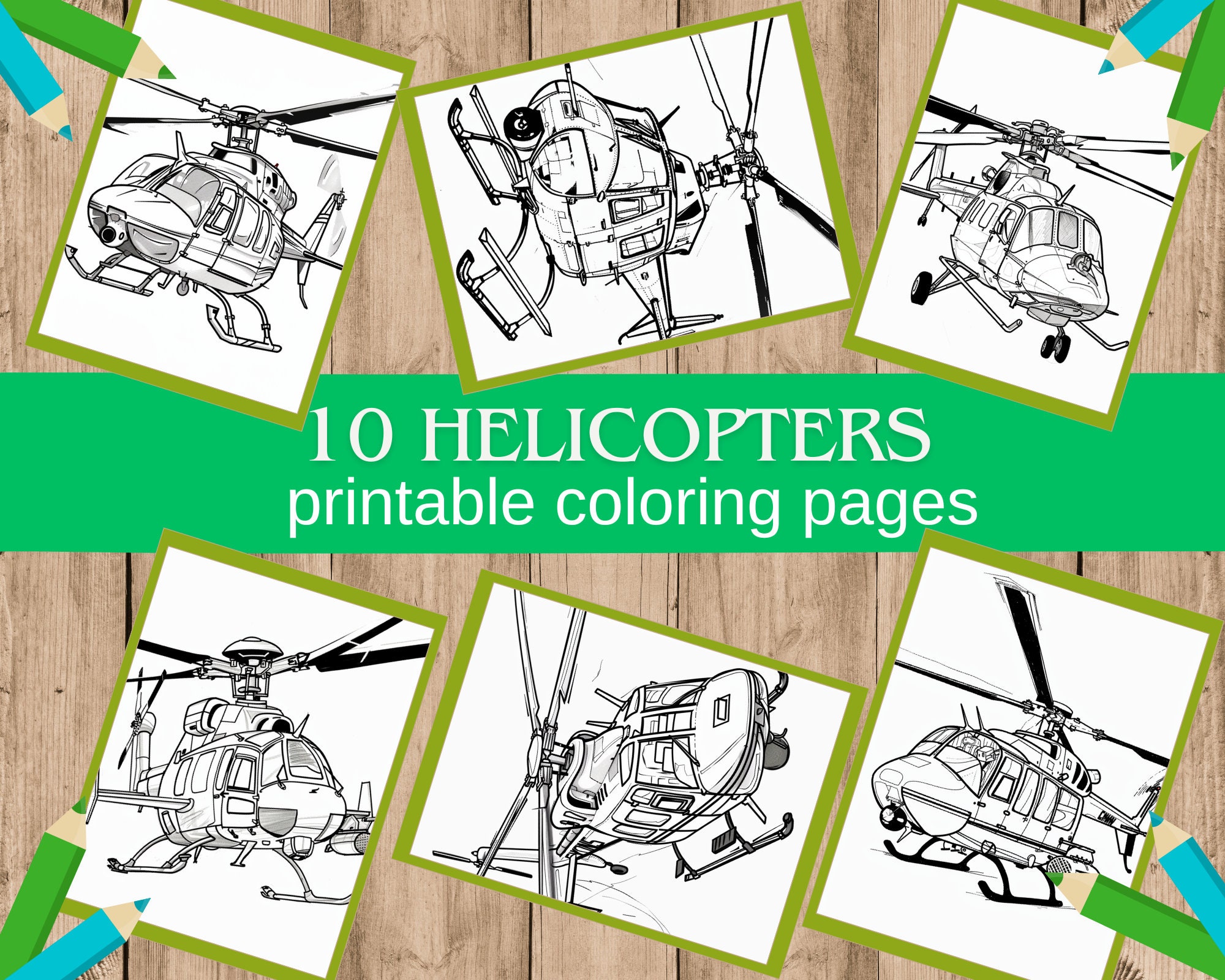 10 Helicopter Coloring Pages for Kids Toddlers Preschoolers Toddlers ...
