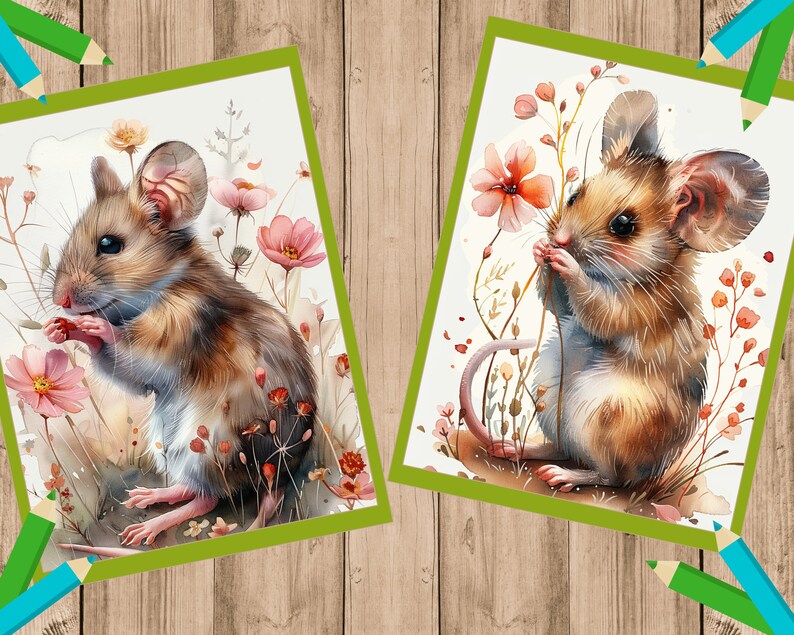 20 Mice Coloring Pages for Adult Сhildren Castle Toddlers Preschoolers ...