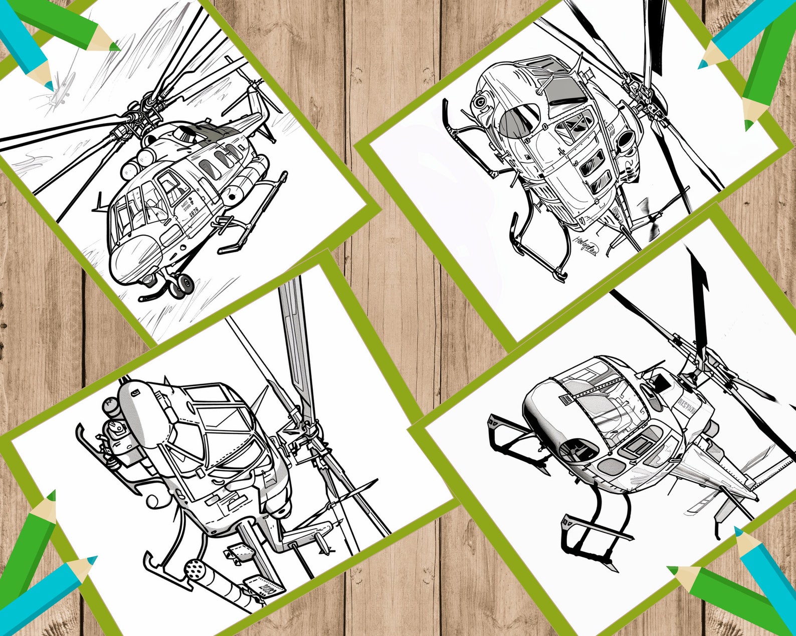 10 Helicopter Coloring Pages for Kids Toddlers Preschoolers Toddlers ...