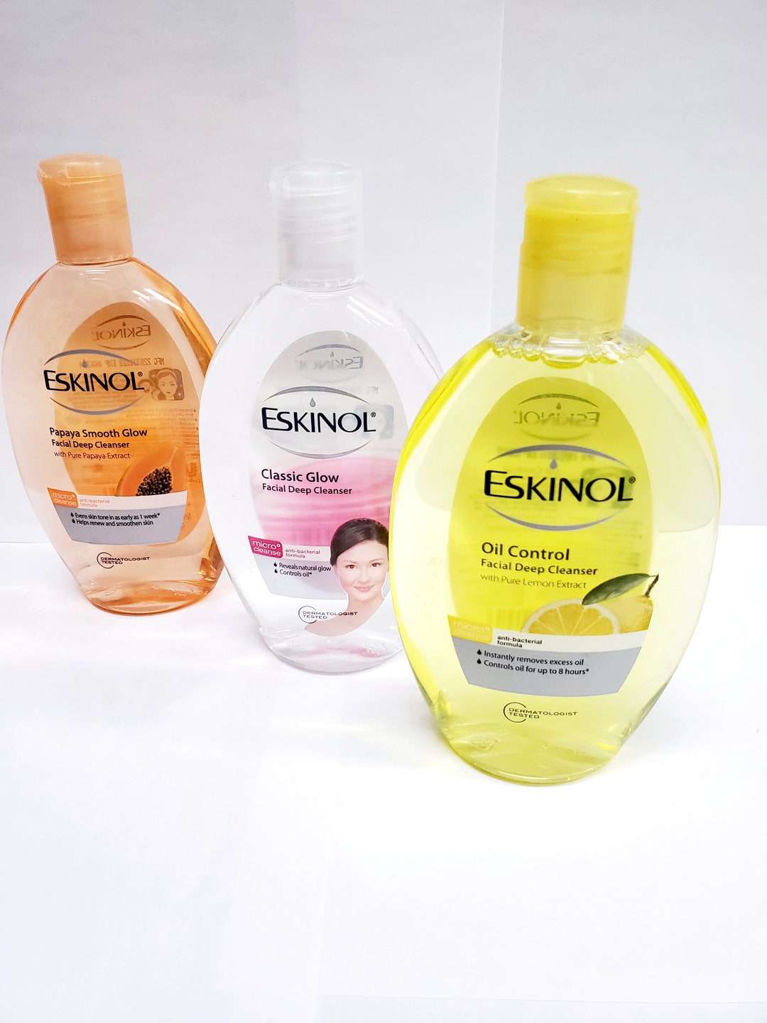Eskinol Deep Cleanser Classic Glow Papaya Smooth Glow Lemon Extract ...