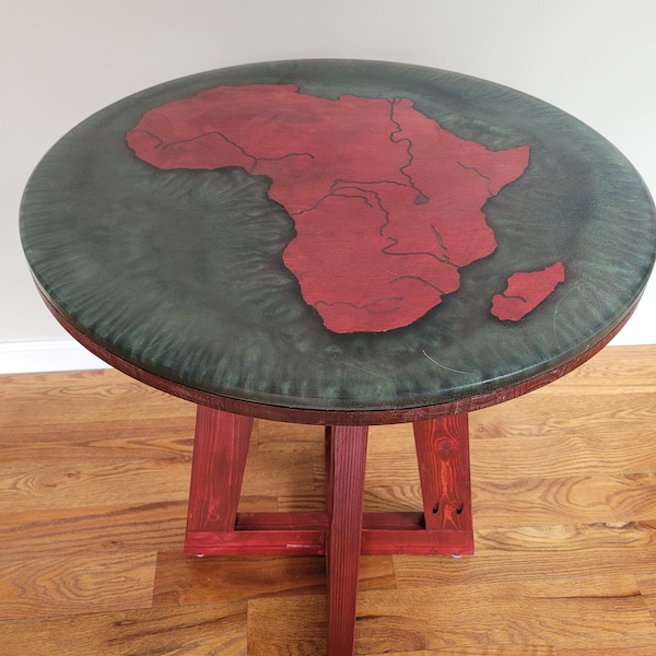 African Shaped Coffee Table - Etsy