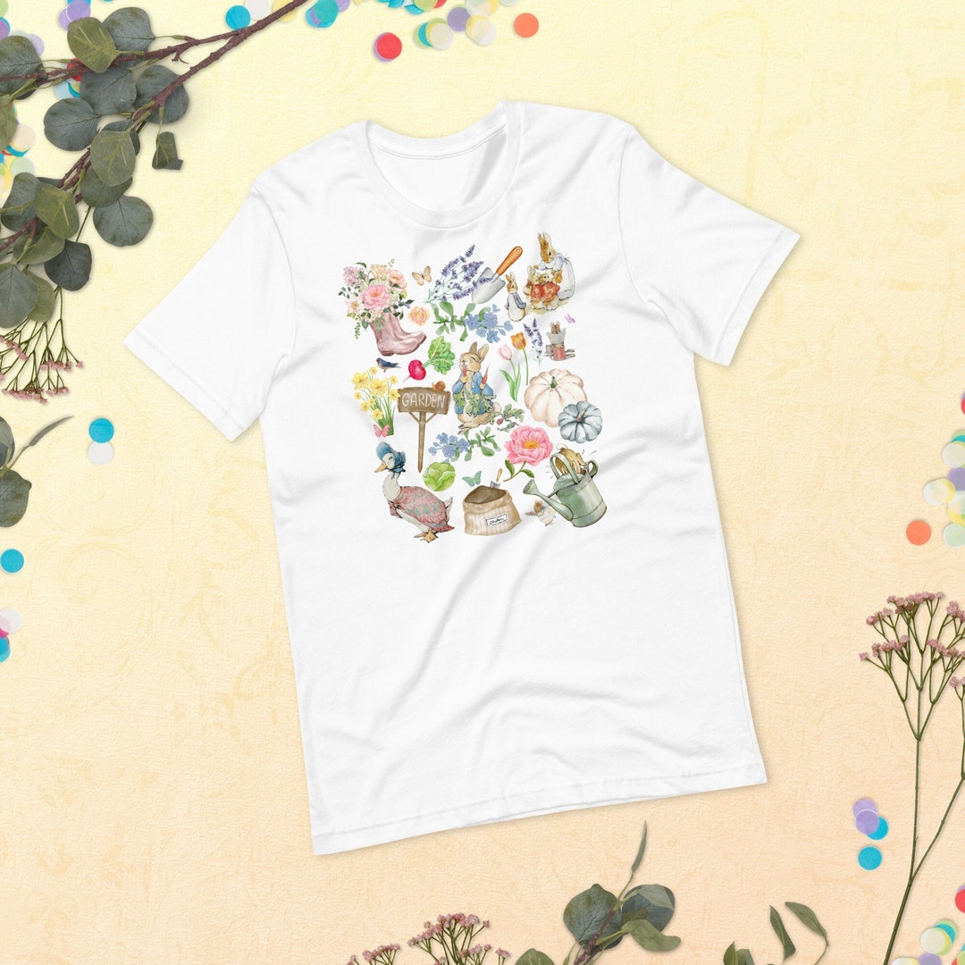 Beatrix Potter, Peter Rabbit Shirt, Peter Rabbit, Botanical Shirt ...