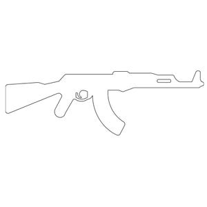 10 Military Grade Weapons SVG Files, M4 SVG, AR15 SVG, Guns Laser Cut ...