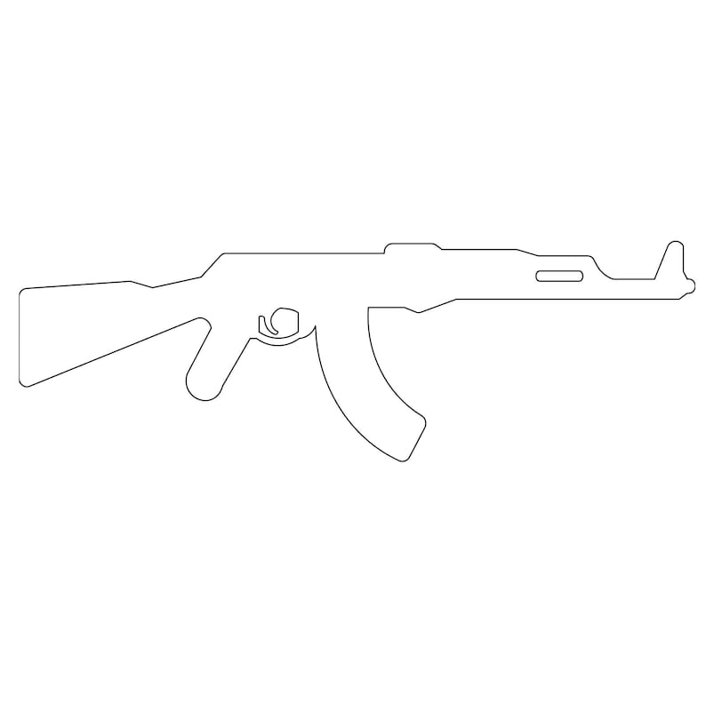 Military Weapons SVG Cut Files, Guns Laser Cut File (digital Download ...