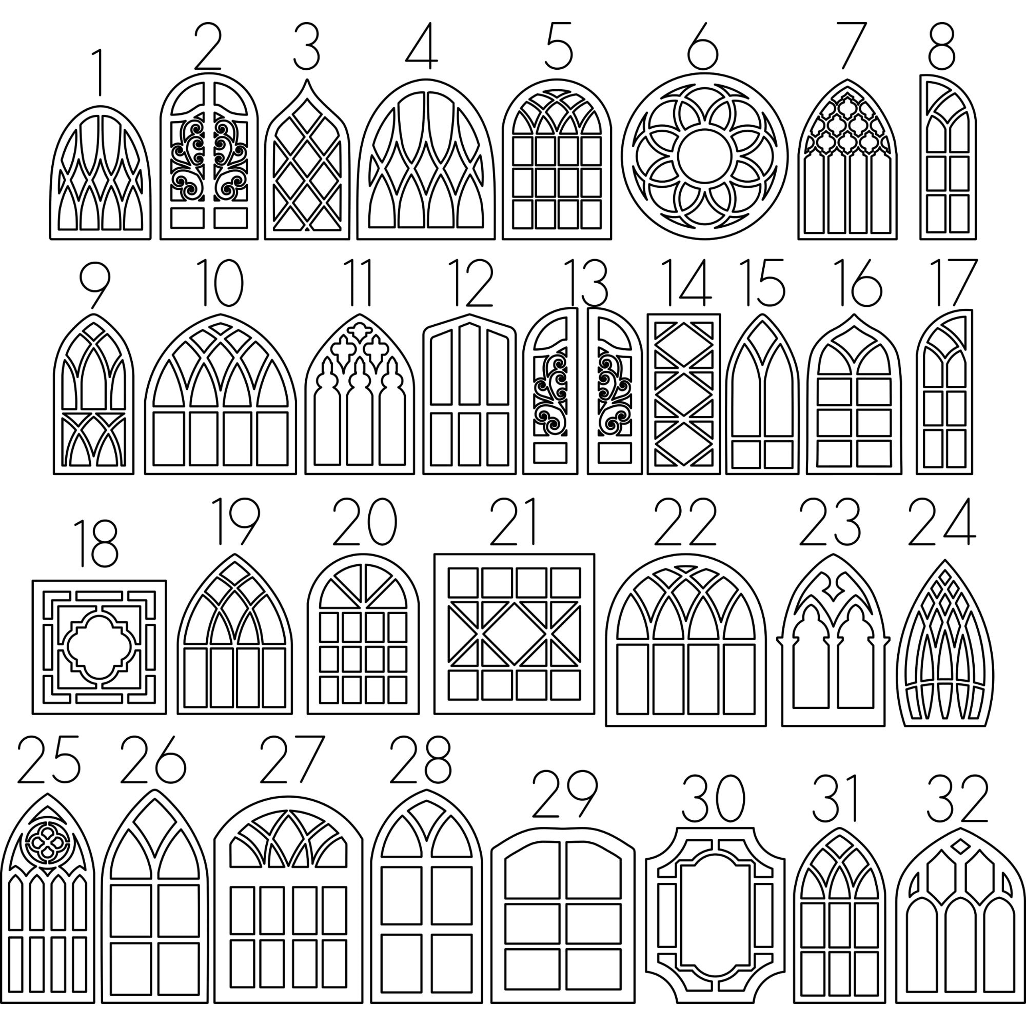 32 Beautiful Farmhouse Window Panes SVG Rustic Frame Svg - Etsy Australia