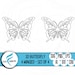 3D Butterfly SVG, Freestanding Insects Cut File, Vertical Butterfly Svg ...