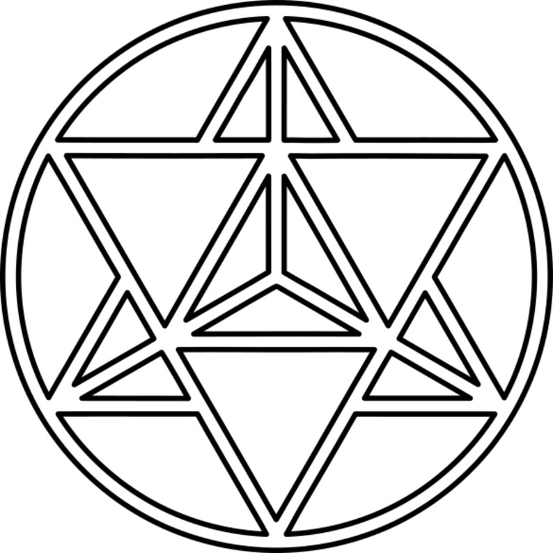 Sacred Geometry SVG Crystal Grids Svg Files Mandala SVG - Etsy