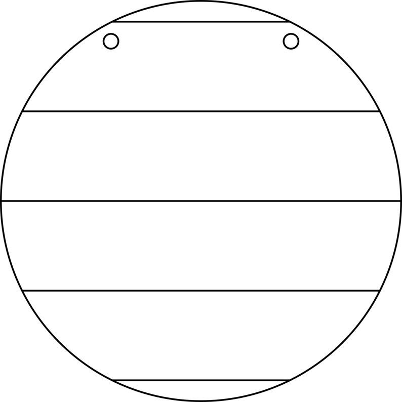 Round Shiplap SVG | Round W/ Holes Svg | Laser SVG Files | Omtech ...