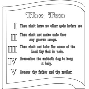 10 Commandments SVG | Religious Bible Svg Files | Laser SVG Files ...