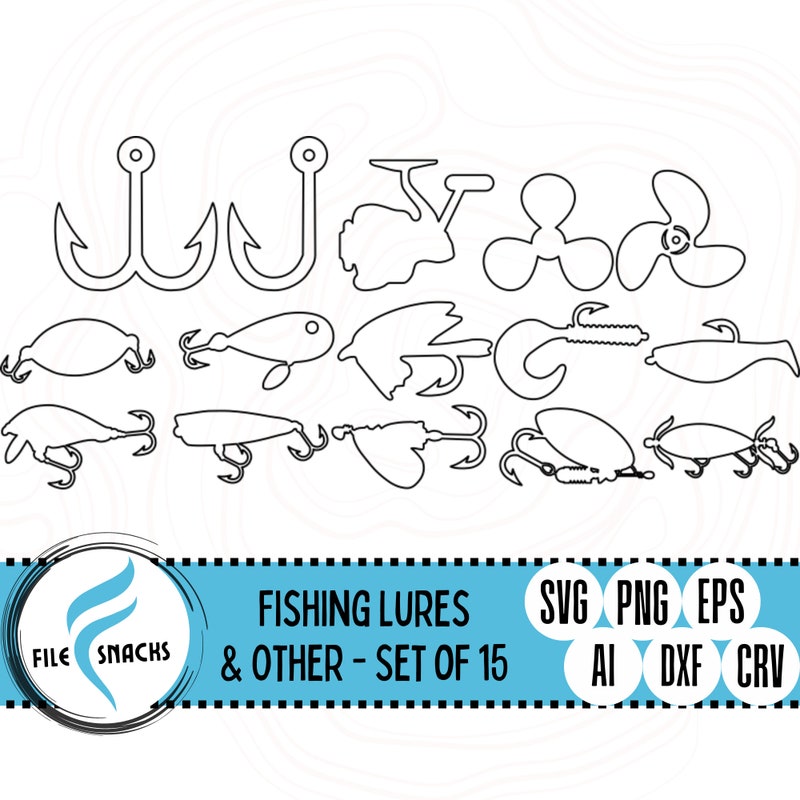 Fishing Lure Svg - Etsy