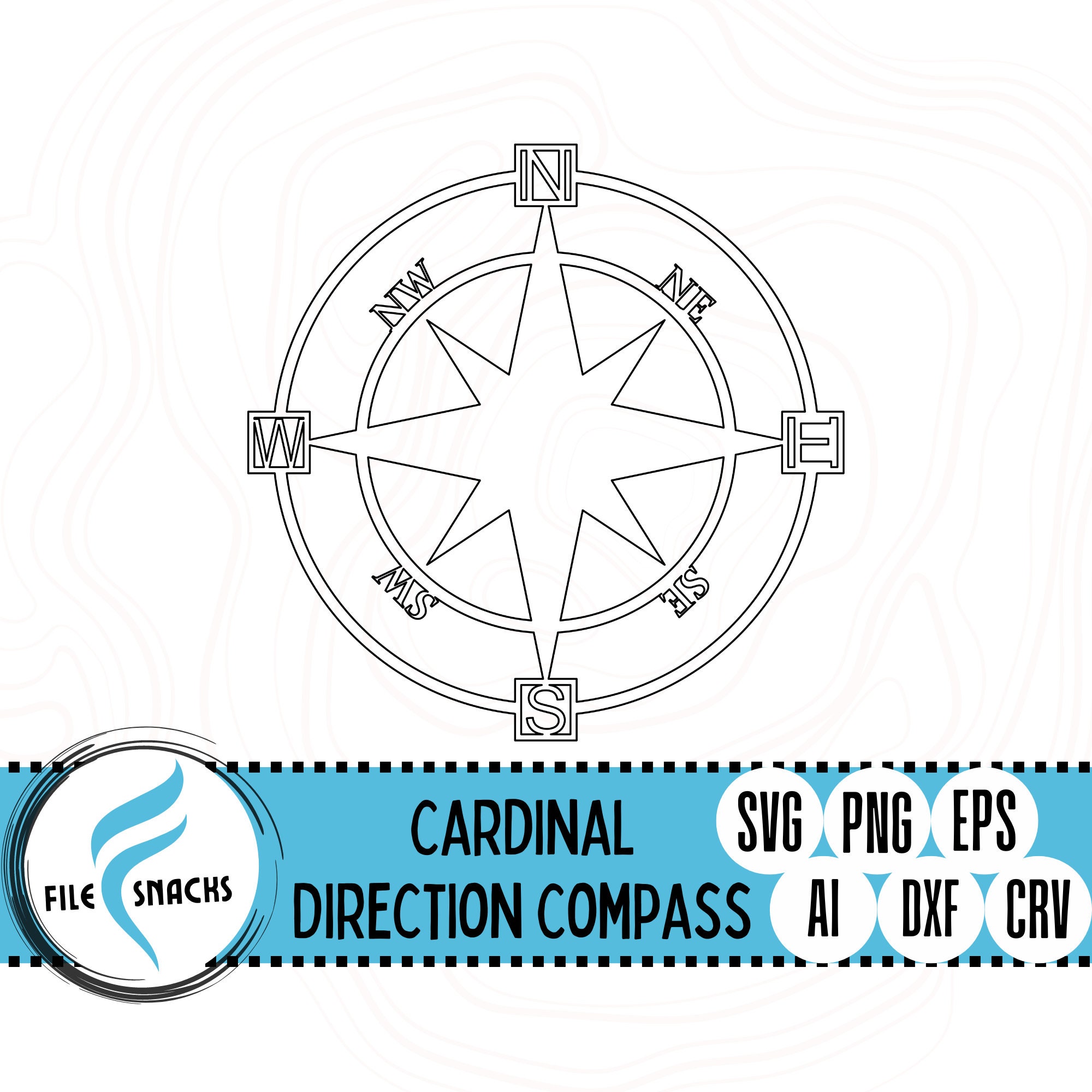 Cardinal Direction SVG | Compass Svg | Outdoor Sign Svg | Laser SVG ...