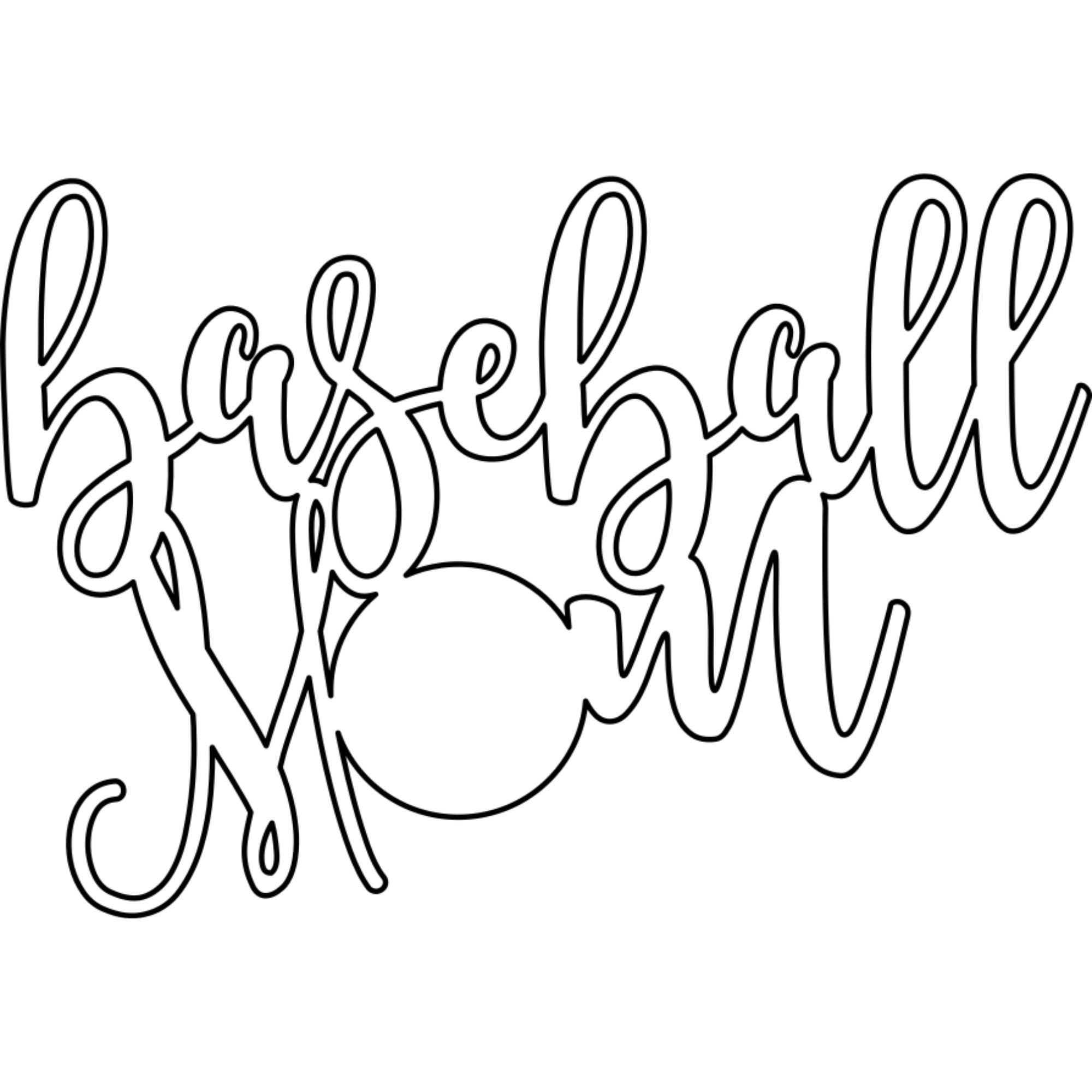 Baseball Sports Shapes SVG Baseball Svg Laser SVG Files Omtech Cutting ...