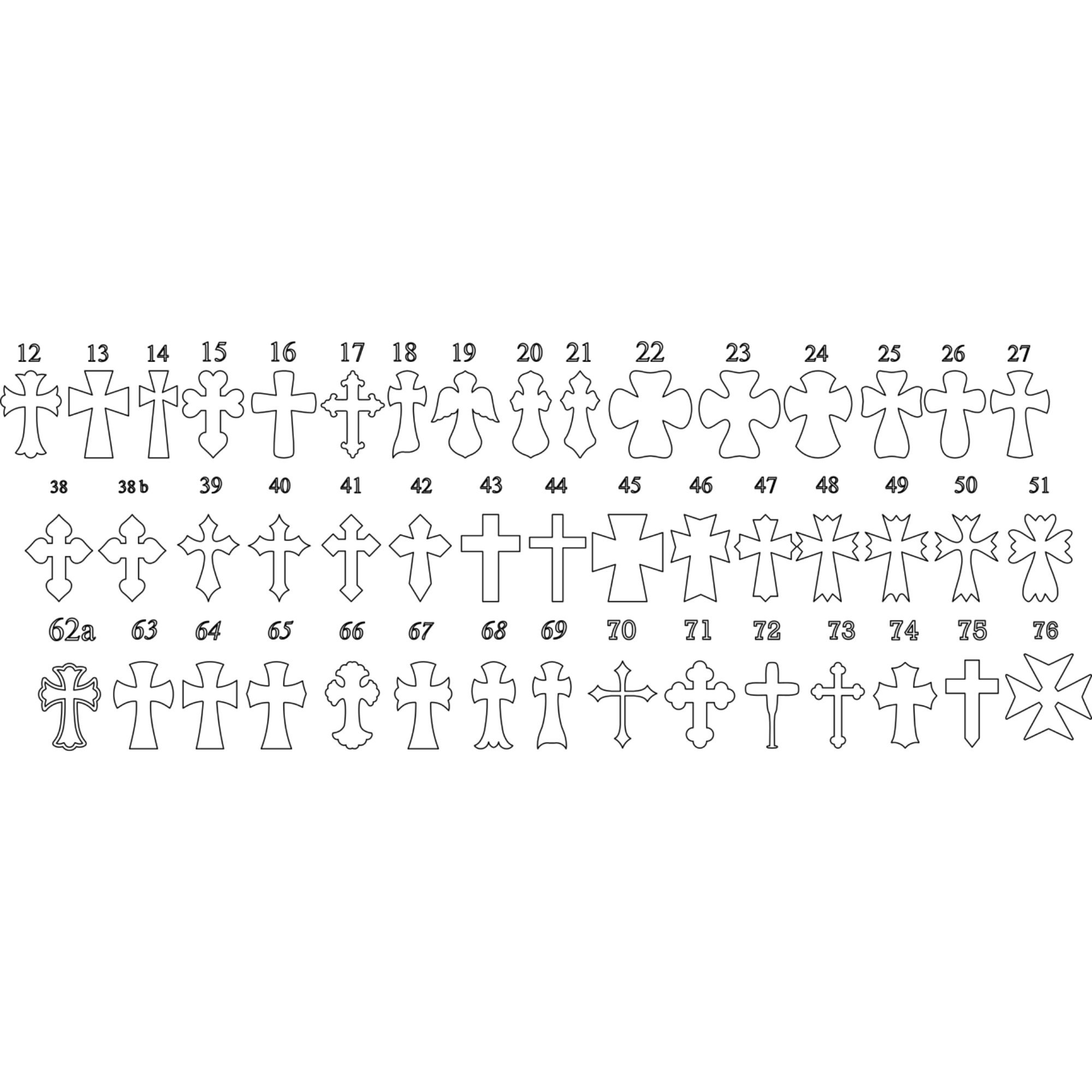 86 Different Crosses SVG | Religious Cross Svg Files | Laser SVG Files ...