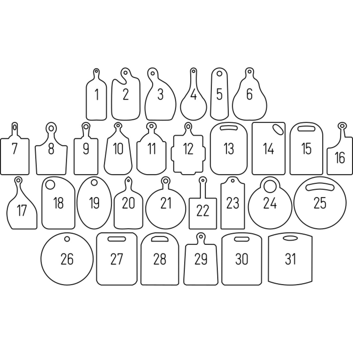 31 Charcuterie Boards SVG | Cutting Boards | Laser SVG Files | Omtech ...