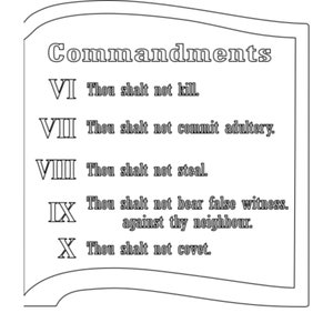 10 Commandments SVG | Religious Bible Svg Files | Laser SVG Files ...